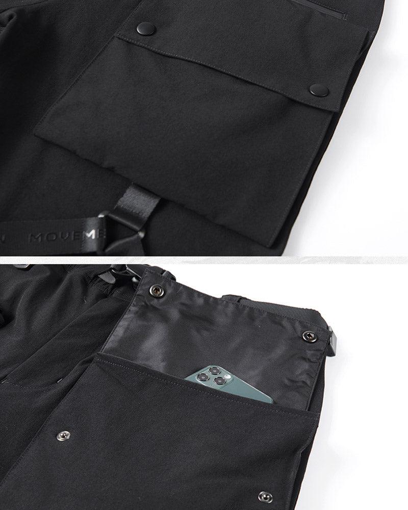 Black Paratrooper Techwear Cargo Pants – Techwear Official
