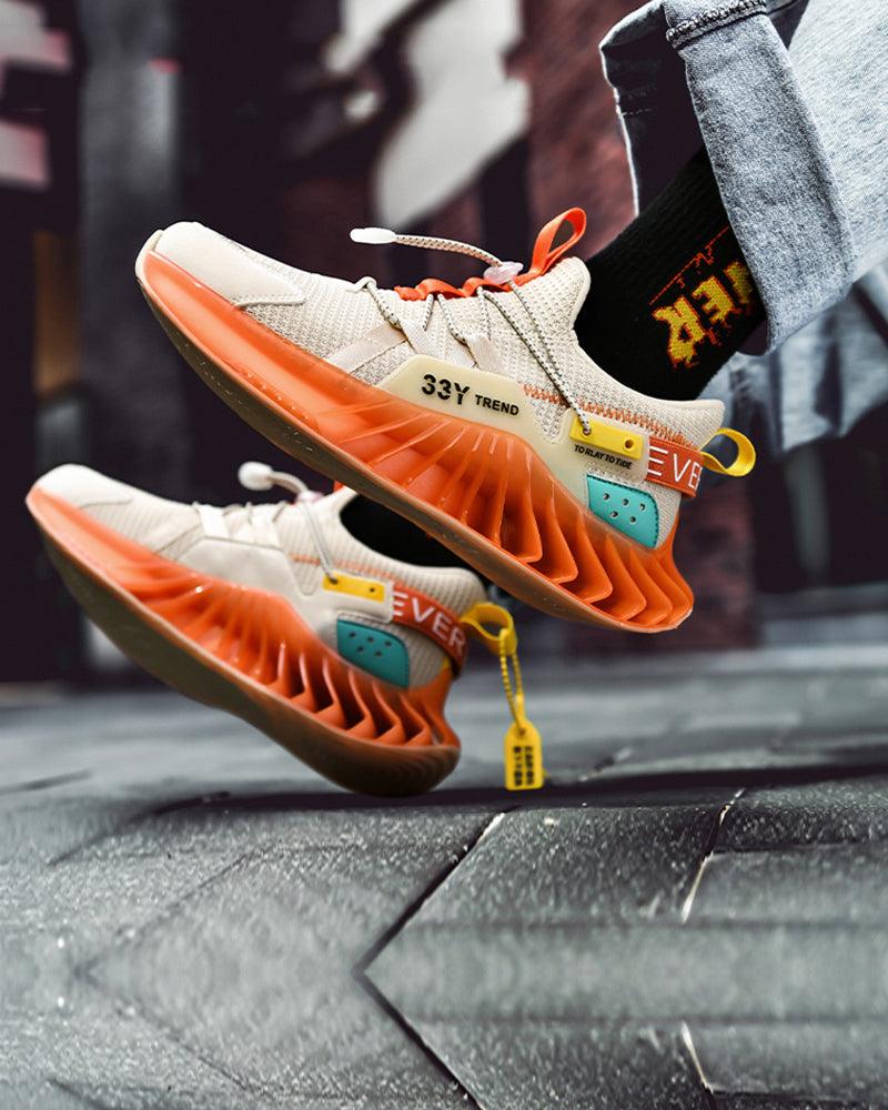 Cyberpunk Reflective Running Sneakers – Techwear Official