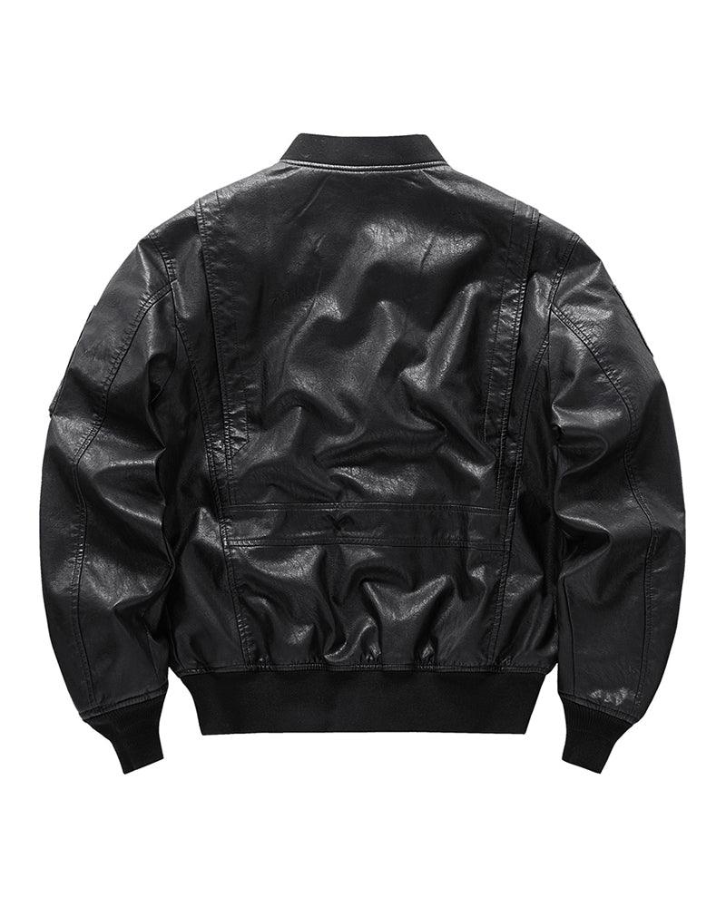 Techwear PU Bomber Jacket – Techwear Official