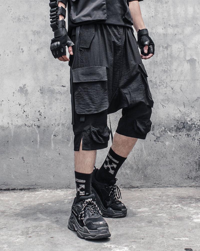 Ninja Techwear Long Cargo Shorts – Techwear Official