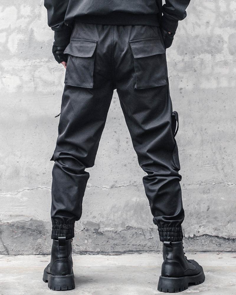 Ninja Techwear Black Slim Cargo Pants – Techwear Official