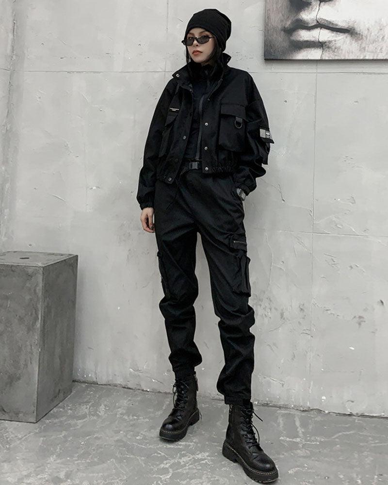 Techwear Outfits Black Jacket And Pants Set（Sold Separately） – Techwear ...