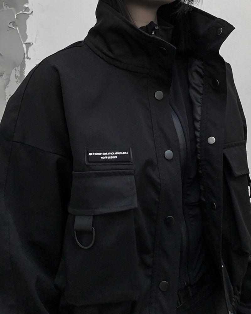 Techwear Outfits Black Jacket And Pants Set（Sold Separately） – Techwear ...