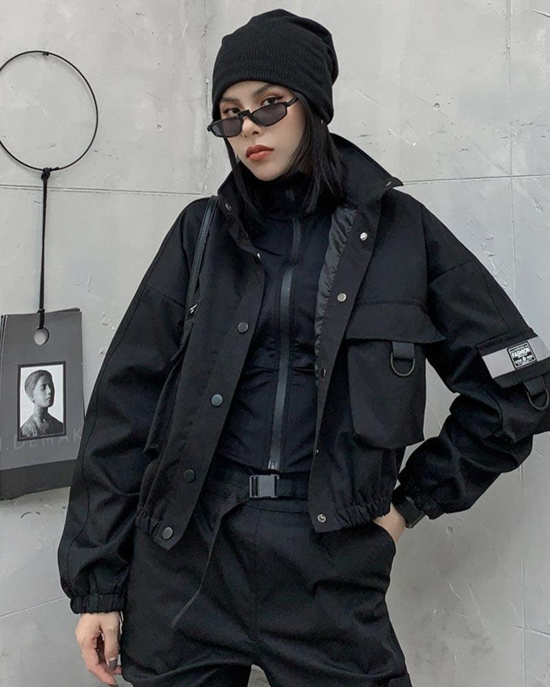 Techwear Outfits Black Jacket And Pants Set（Sold Separately） – Techwear ...