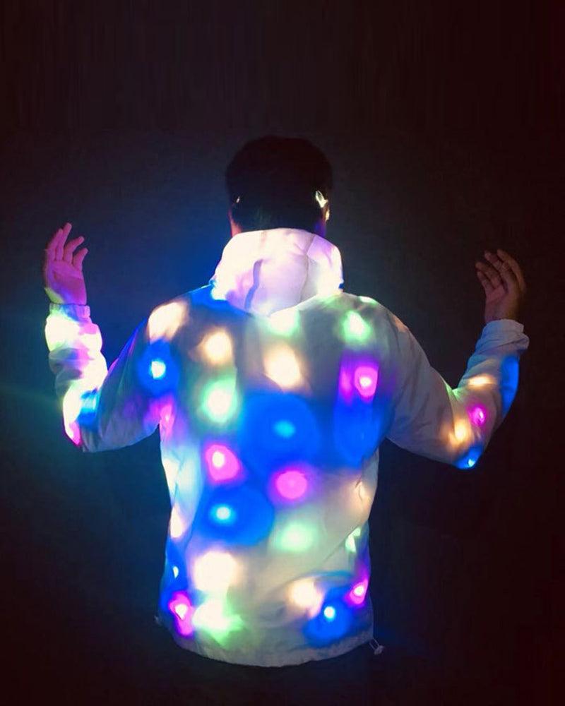 Rave Clothing Led Colorful Light Up Jacket – Techwear Official