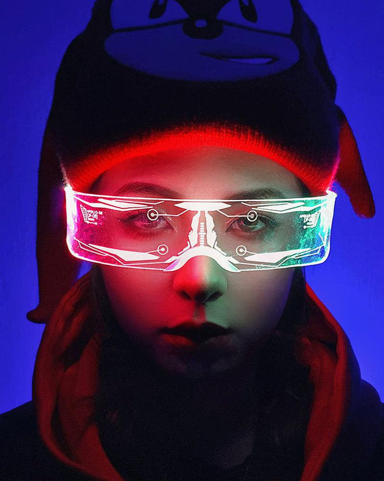 Cyberpunk Led Glasses | Best Sellers | Limited Stock – Techwear Official