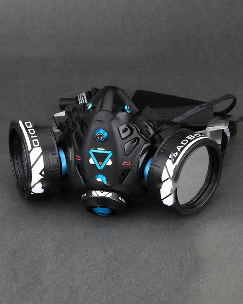 Futuristic Glowing Cyberpunk Led Mask – Techwear Official